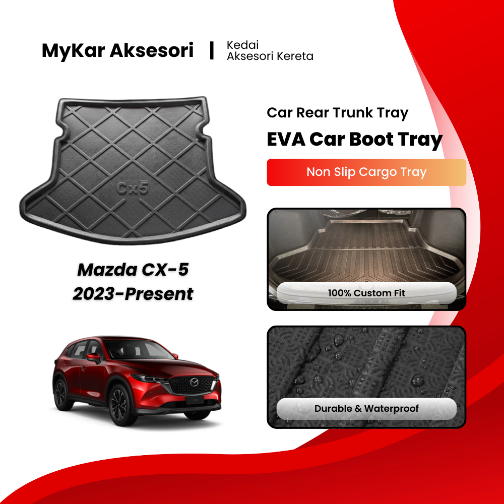 Mazda CX-5 cx5 (2023-Now) EVA Car Boot Tray Luggage Cargo Trunk Tray ...