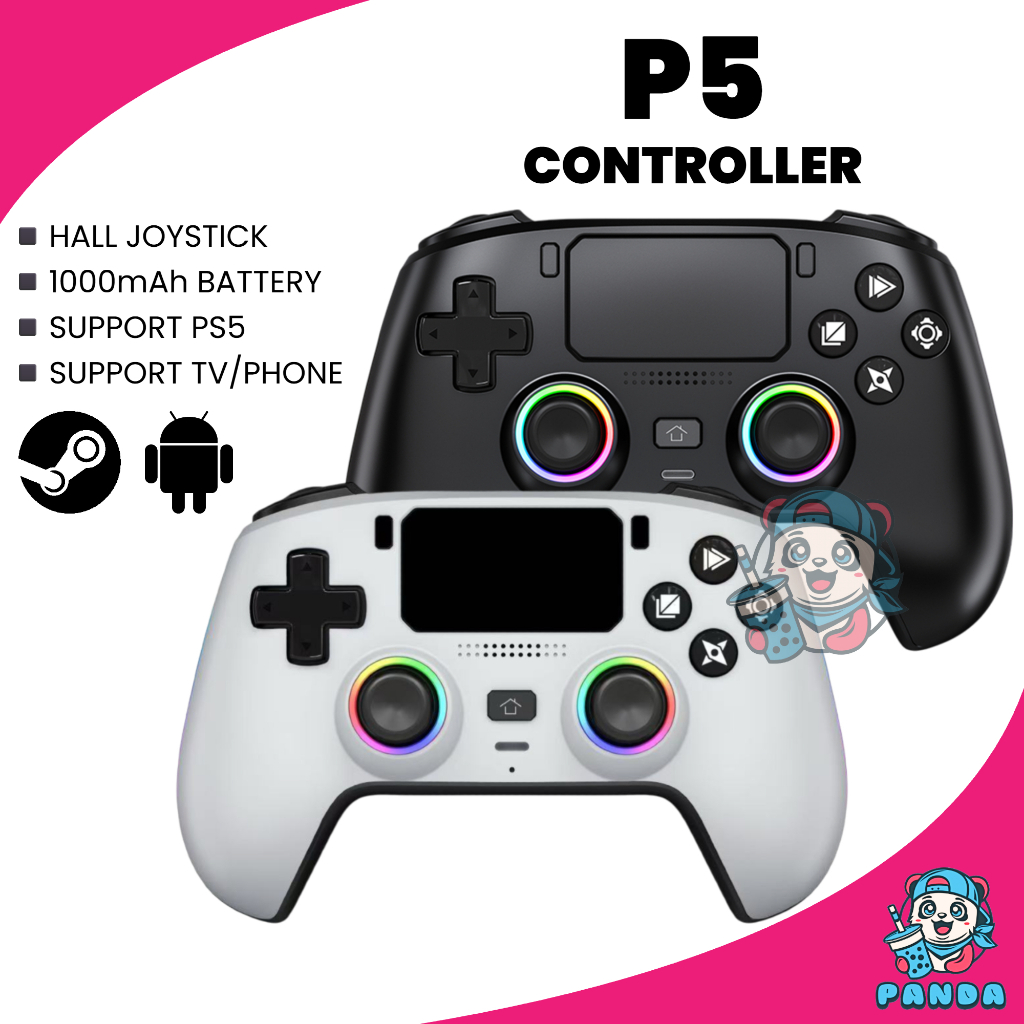 Permainan Kontroler P5 Bluetooth Wireless Gaming Controller Gamepad ...
