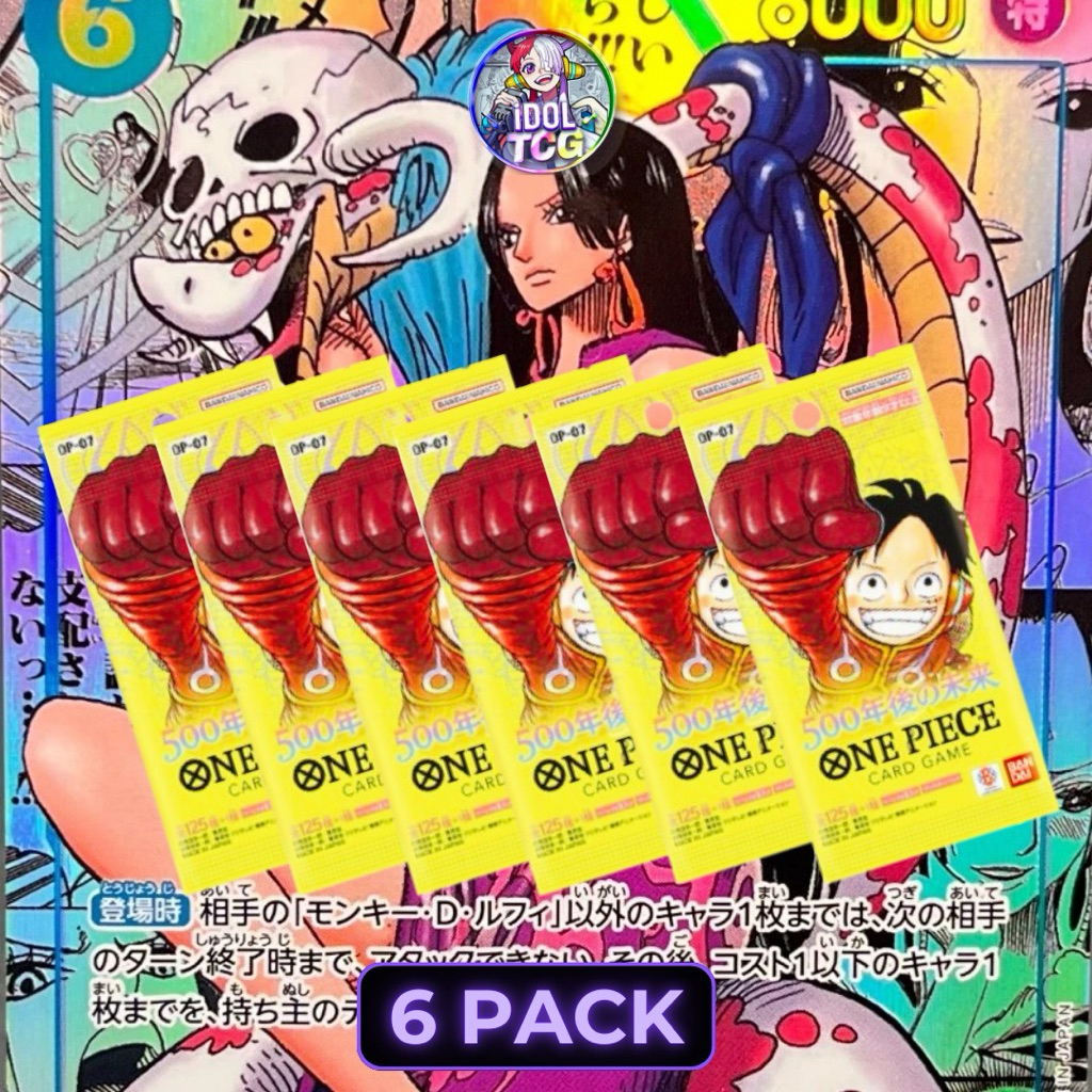 RUMBLE OP-07 6PACK (LIVE RIP ONLY BANDAI CARD GAME ONE PIECE | Shopee ...