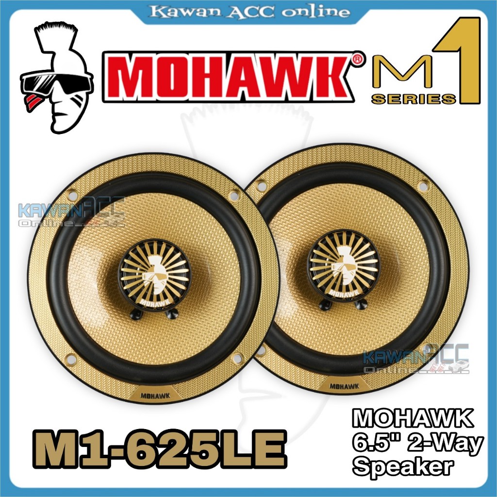 MOHAWK 6.5" 2way Coaxial Speaker PRO/MS/M1 Series M1-625 FOR Proton ...