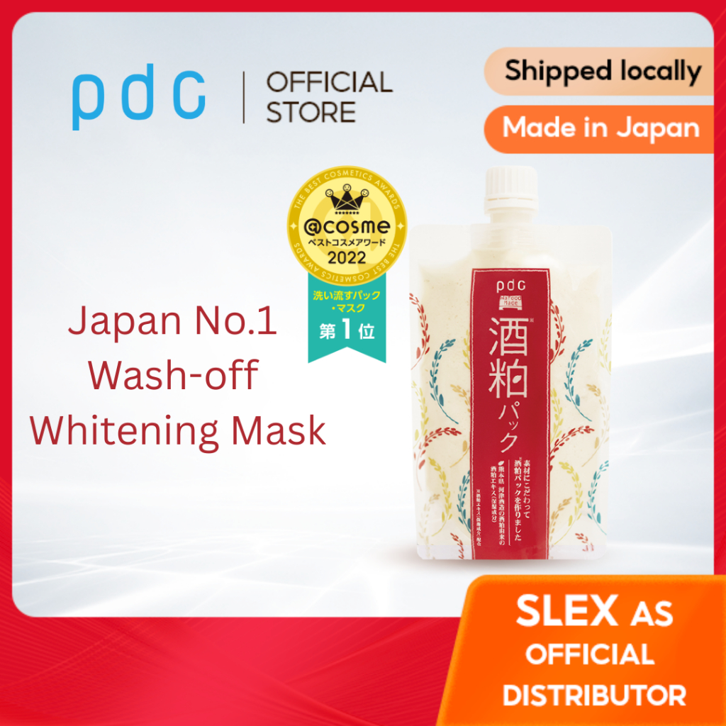 Japan PDC Wafood Made Sake Kasu Sake Lees Wash Off Mask | Shopee Malaysia