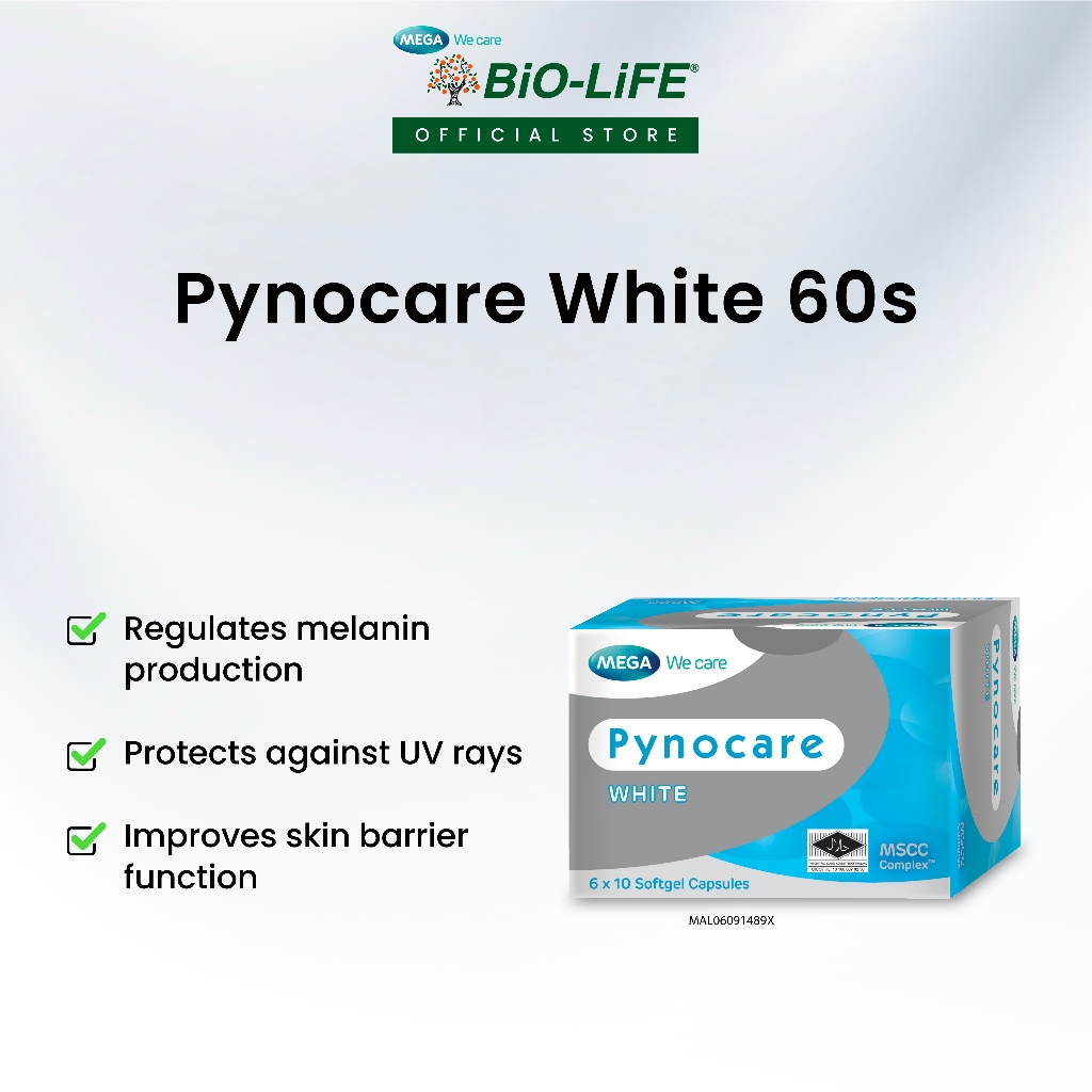 Pynocare White 60 capsules (EXPIRY DATE OCT 2027) | Shopee Malaysia