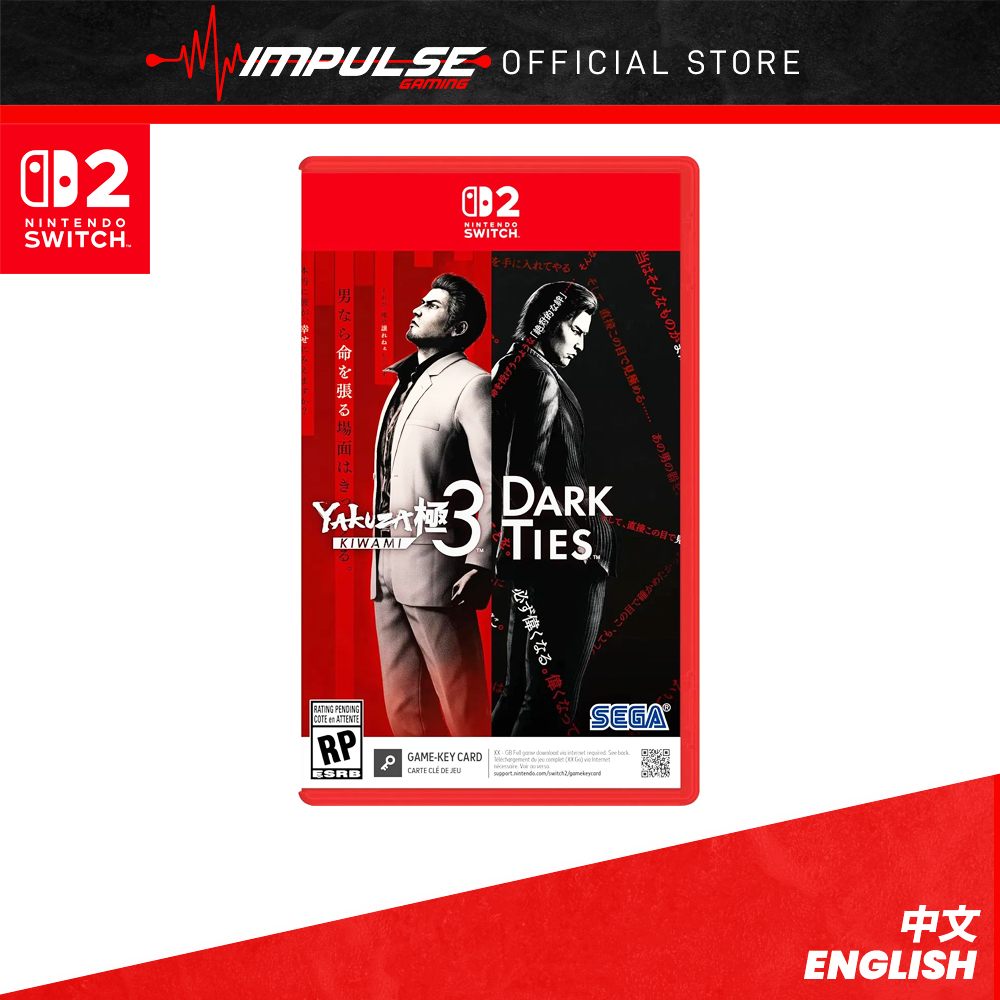 NSW2 Nintendo Switch 2 Yakuza Kiwami 3 & Dark Ties Chi/Eng Version ...