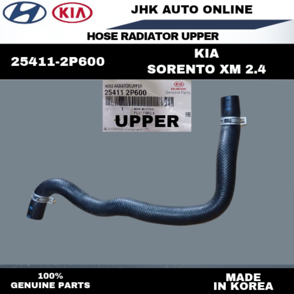 HOSE RADIATOR 25411-2P600 UPPER 25412-2P600 LOWER KIA SORENTO XM 2.4 ...