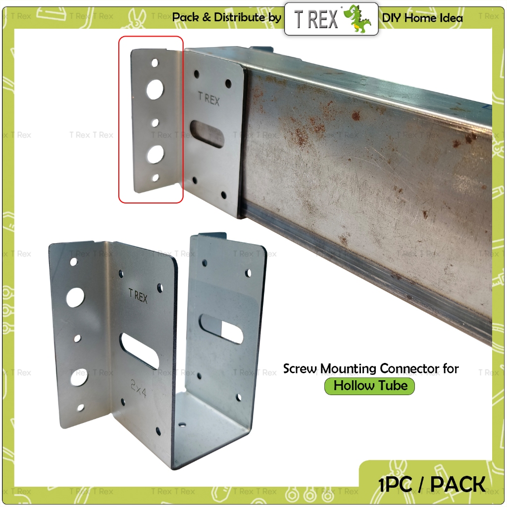 T Rex DIY C Channel Hollow Tube Side Rail Steel Frame Screw Wall ...