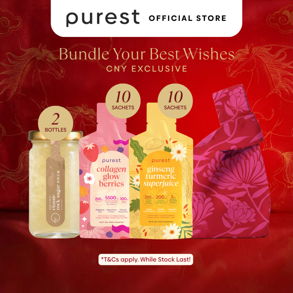 [CNY Exclusive] 元气满满 | Purest Co Bird Nest Classic Rock +Collagen Glow ...