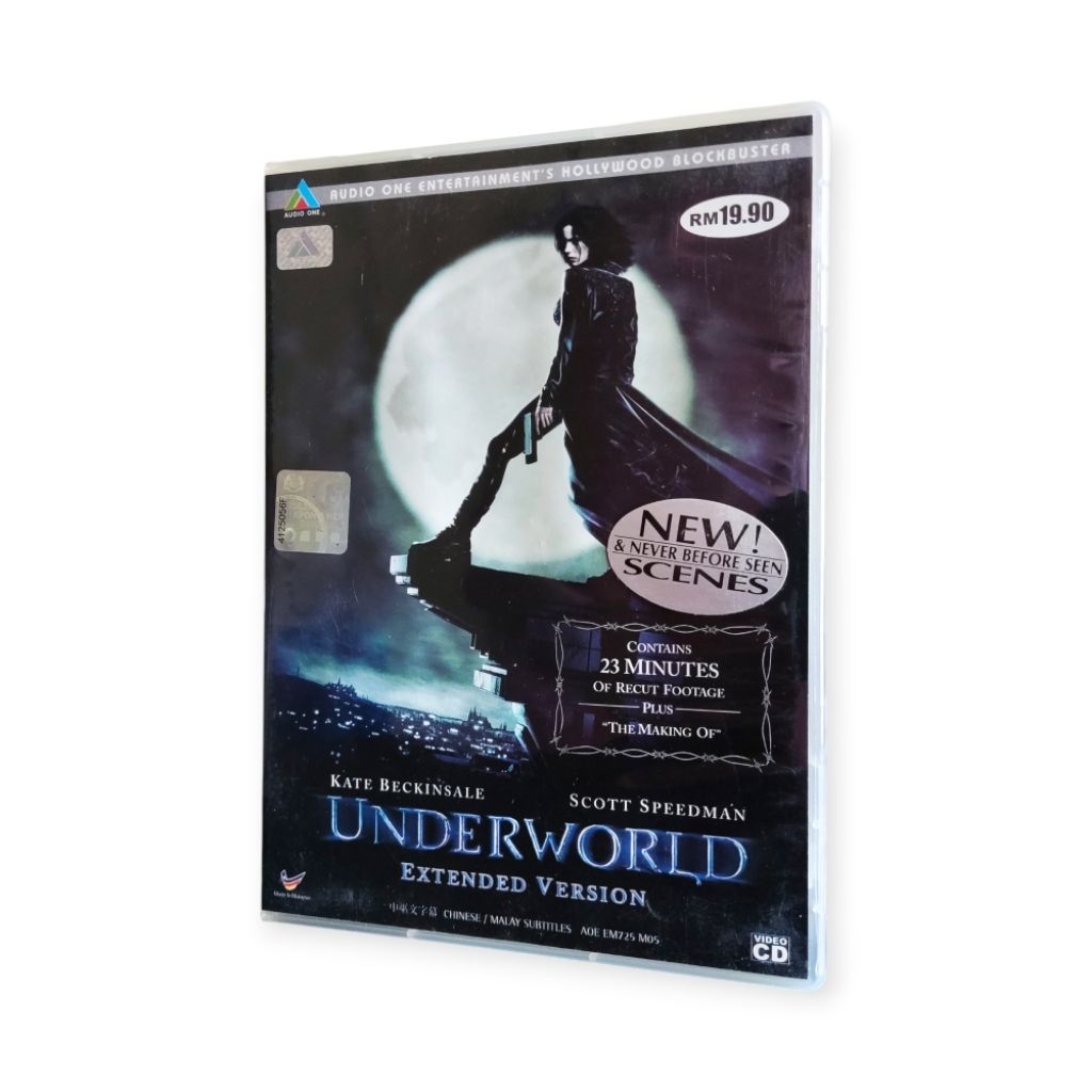 [USED] [VCD] Underworld (Extended Version) (2003)/ 黑夜传说/ 决战异世界 | Shopee ...