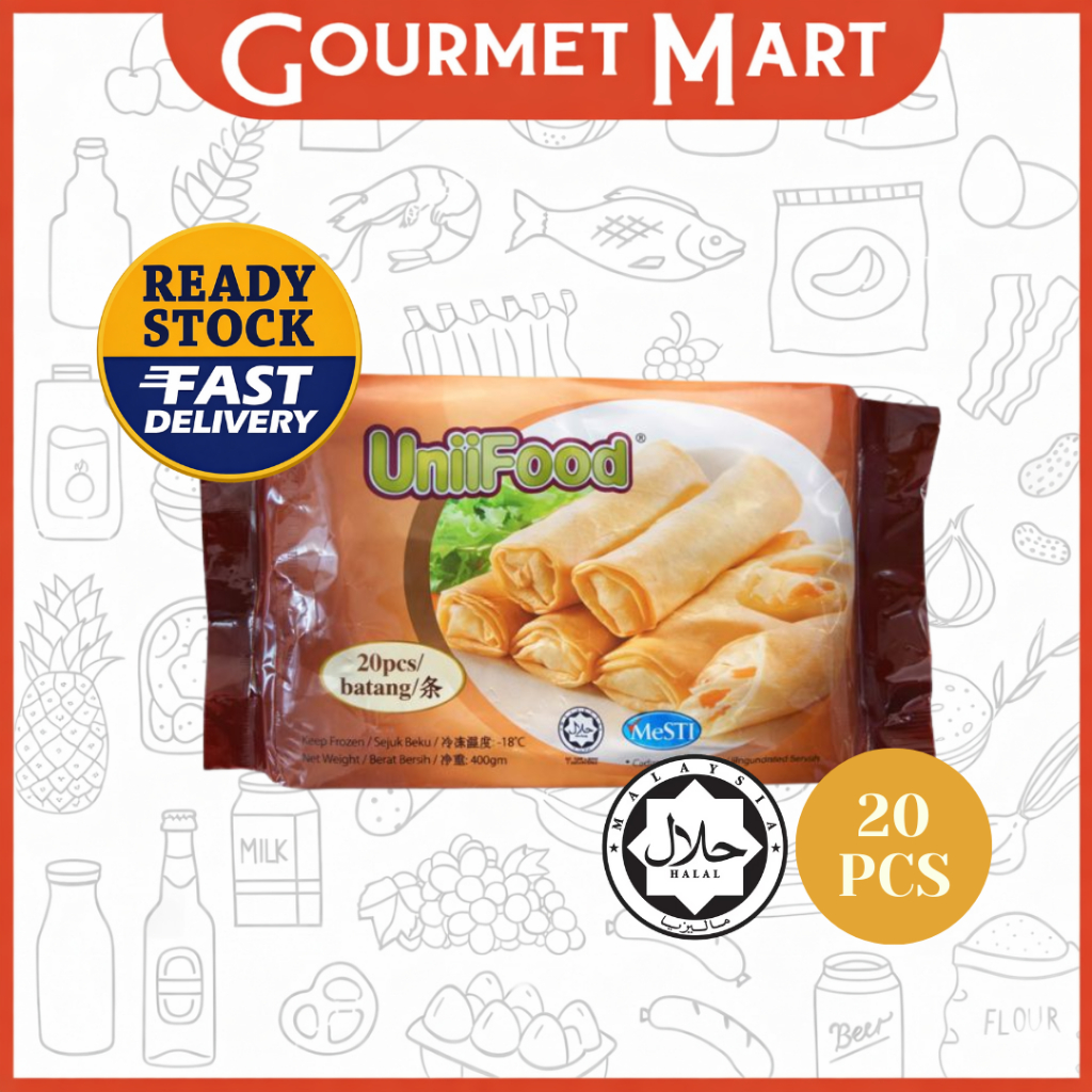( FOR KL & PJ AREA ONLY ) UNIIFOOD SPRING ROLL VEGETABLE 20P 400G ...