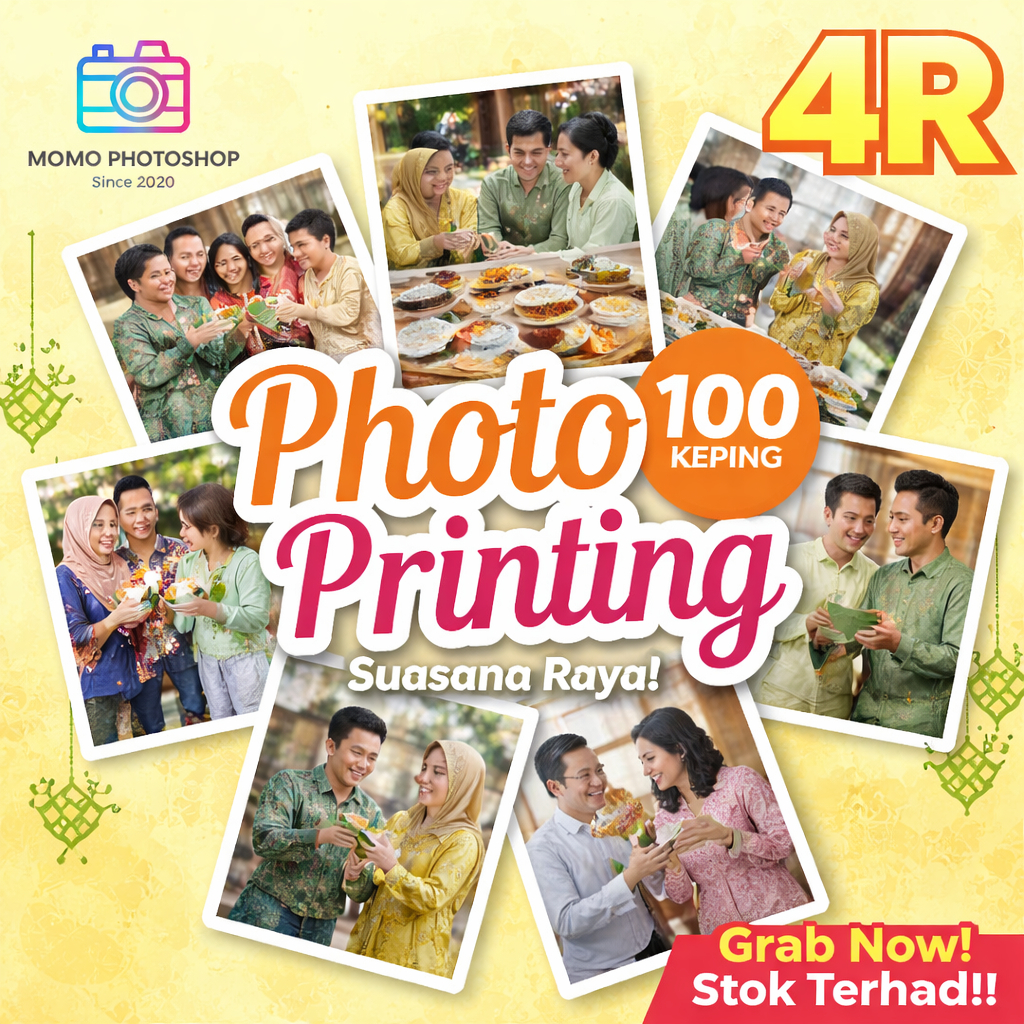100keping -4R gambar｜HD Kualiti Cetak Gambar Murah ｜Cuci Gambar Kertas ...