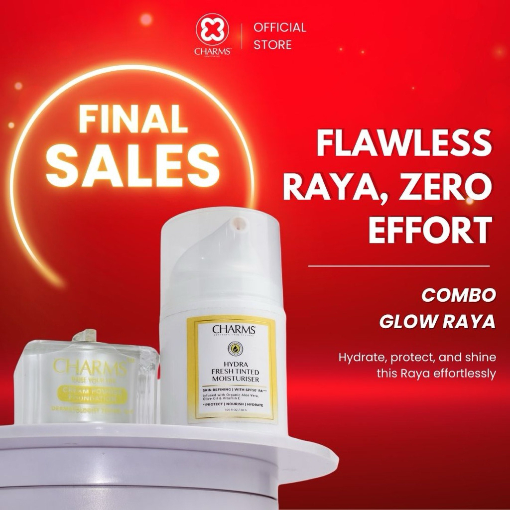 CHARMS Combo Glow Raya (Skin Shield Protection) | Shopee Malaysia