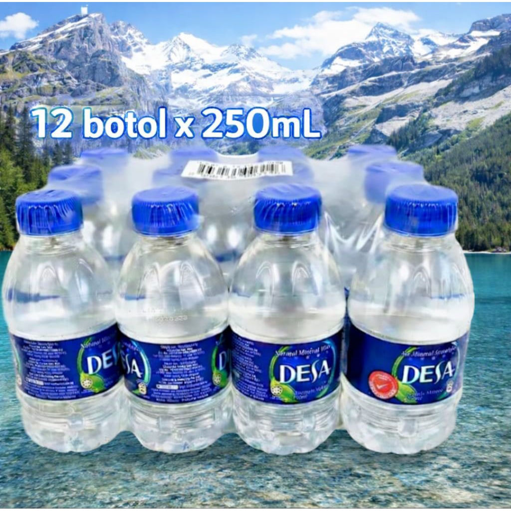 BOTOL PALING KECIL,Air Mineral Desa 250mL x 12 Botol – Air Minuman ...