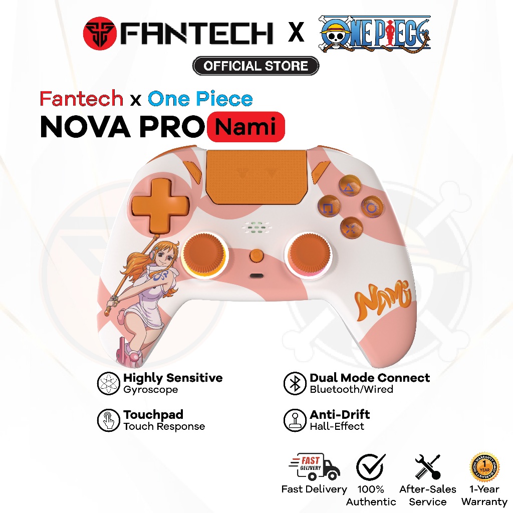Fantech x One Piece Nami Nova Pro WGP14v2 Gaming Controller | Anti ...