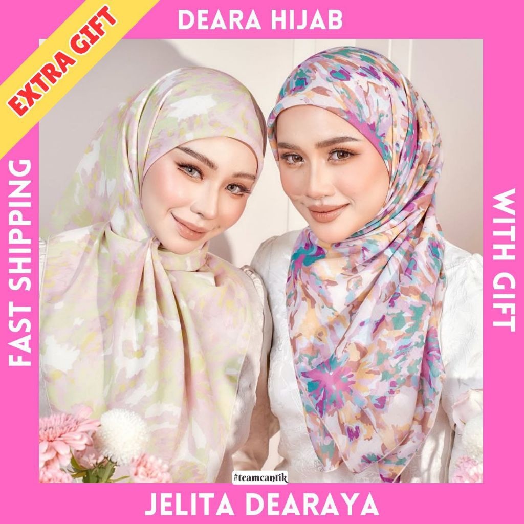 DEARA HIJAB JELITA TUMHARA TUDUNG BAWAL COTTON BIDANG 45 | Shopee Malaysia