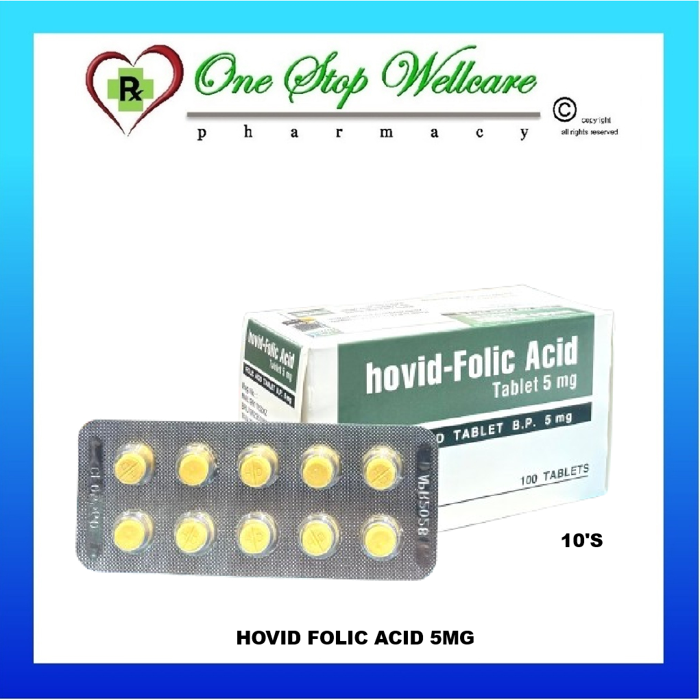 HOVID FOLIC ACID 5MG 10'S (EXP:04/2028) | Shopee Malaysia