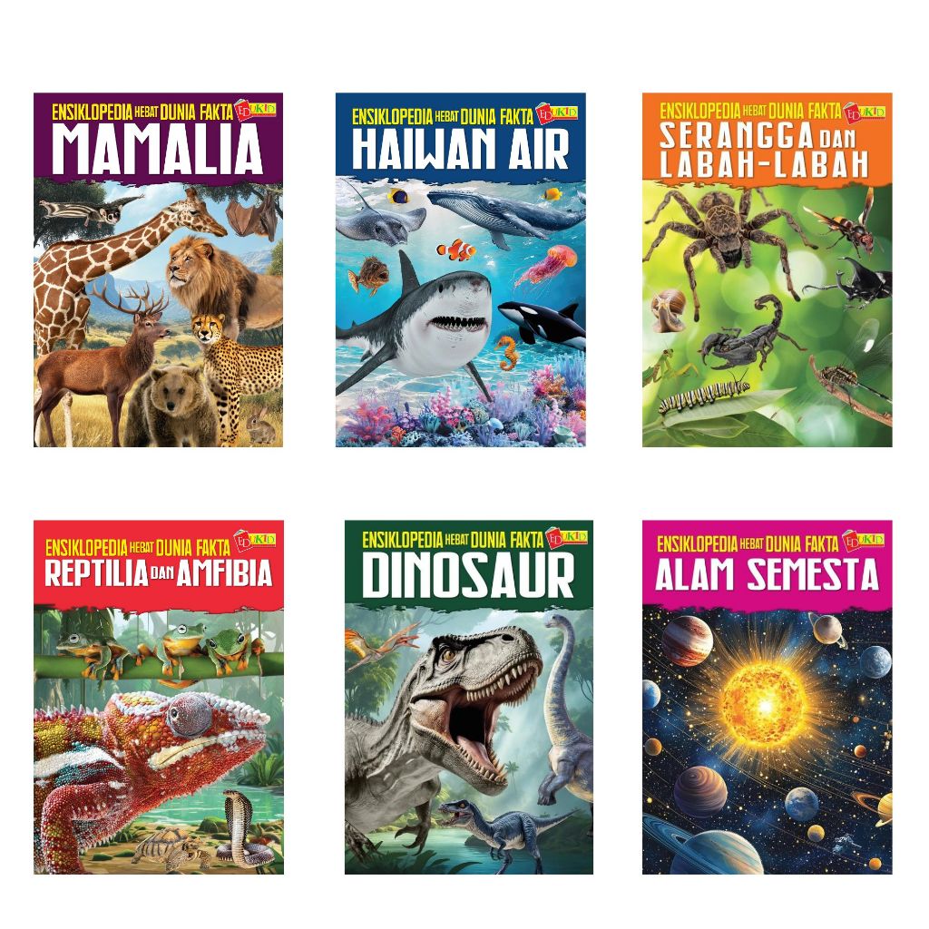Ensiklopedia Hebat: Dinosaur / Alam Semesta / Haiwan Air / Mamalia ...