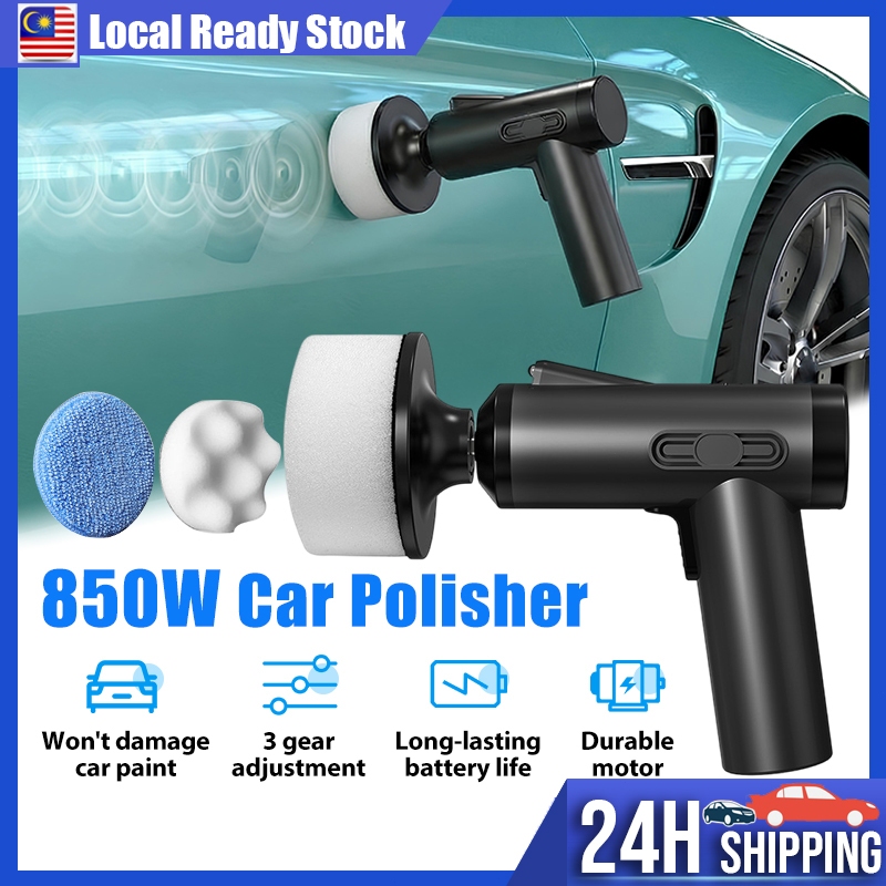 850W Electric Car Polisher 3 Gear Machine 5'' Sander Buffer Polishing ...