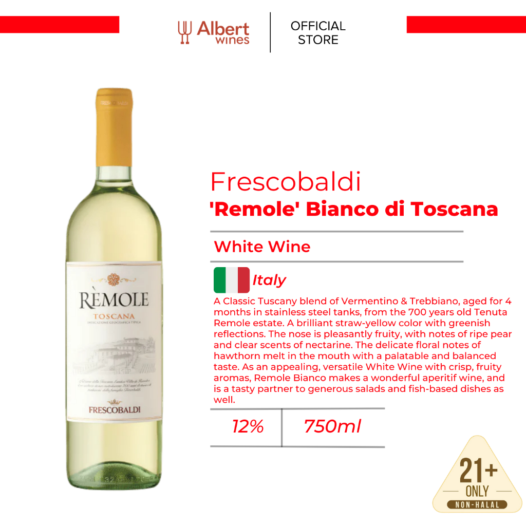 Frescobaldi 'Remole' Bianco di Toscana (White Wine) 白酒 水果 | Shopee Malaysia