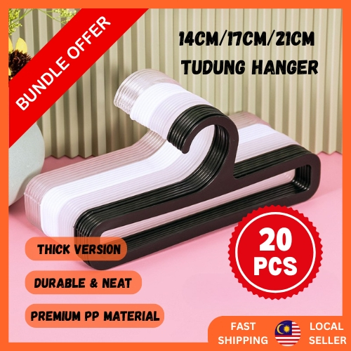 20pcs Set Hanger Tudung Bawal Transparent 1pc Shawl Scarf Tie Hanger ...