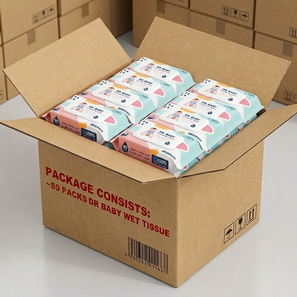 Wet Tissue Dr Baby 30 / 80 Pek Tisu Basah Bayi Tanpa Alkohol – Lembut ...