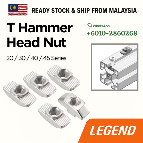 Rhombus T Slot Nut / Hammer Head Nut / T Nut Skru Nut T型螺母 for 2020 ...