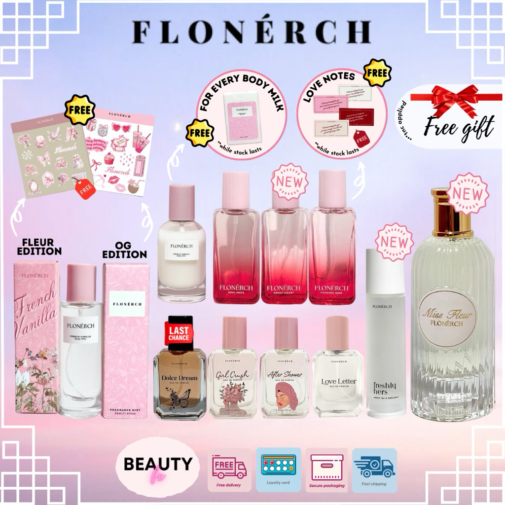 [FREE GIFT] FLONERCH Jetaime Forever Mine Freshly Hers Miss Fleur Dolce ...