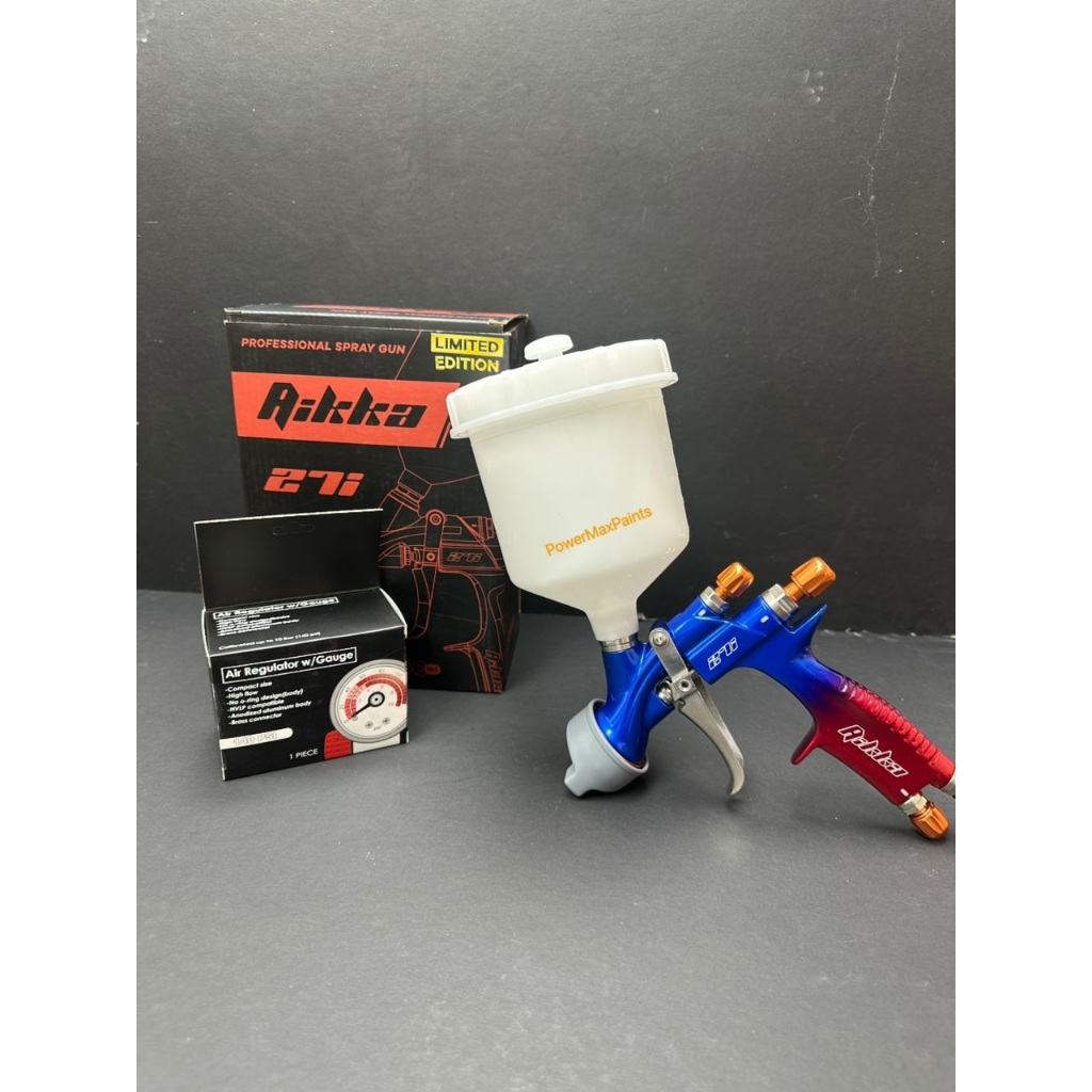 Aikka 27i LIMITED EDITION Professional Gravity Feed Spray Gun 1.3mm ...
