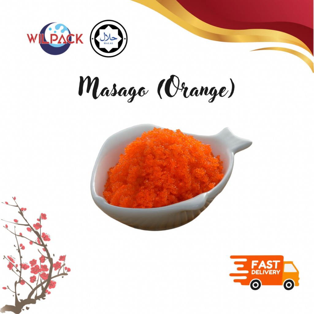 Masago Orange 500g/container | Shopee Malaysia