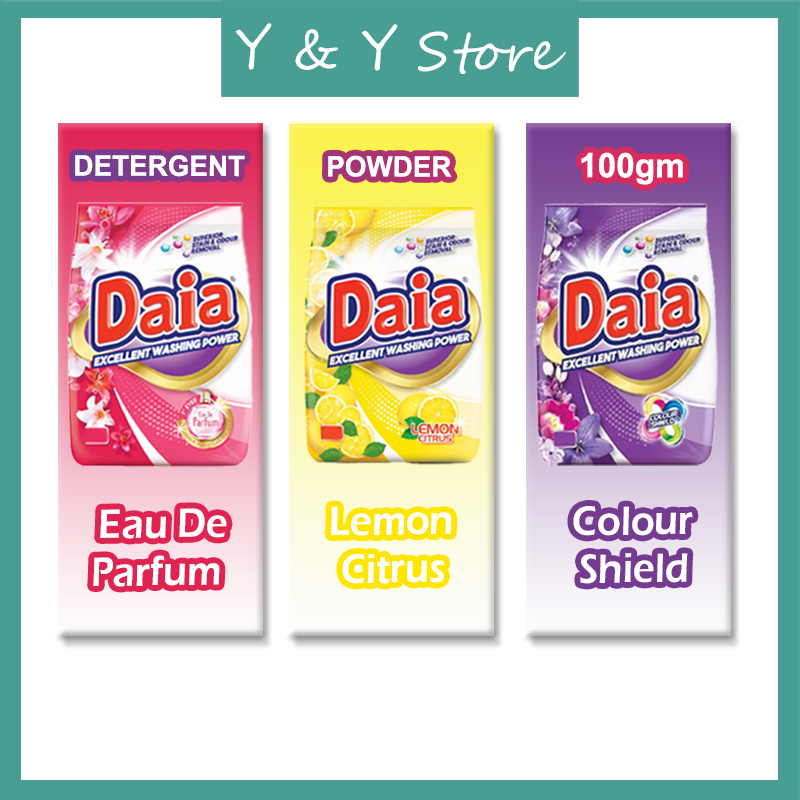 Daia Detergent Powder 100G (EAU DE PARFUM / LEMON CITRUS / COLOUR ...