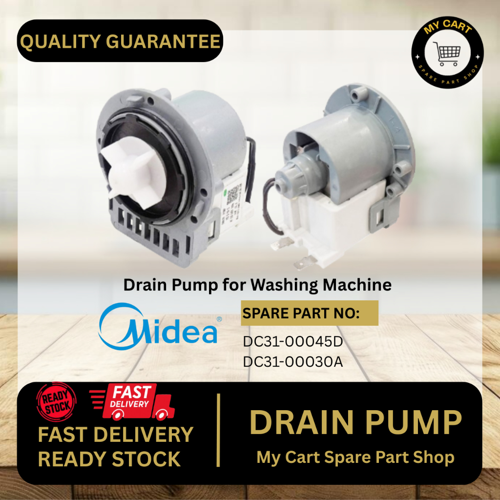 MIDEA FRONT LOADING WASHING MACHINE DRAIN PUMP DC31-00045D DC31-00030A ...