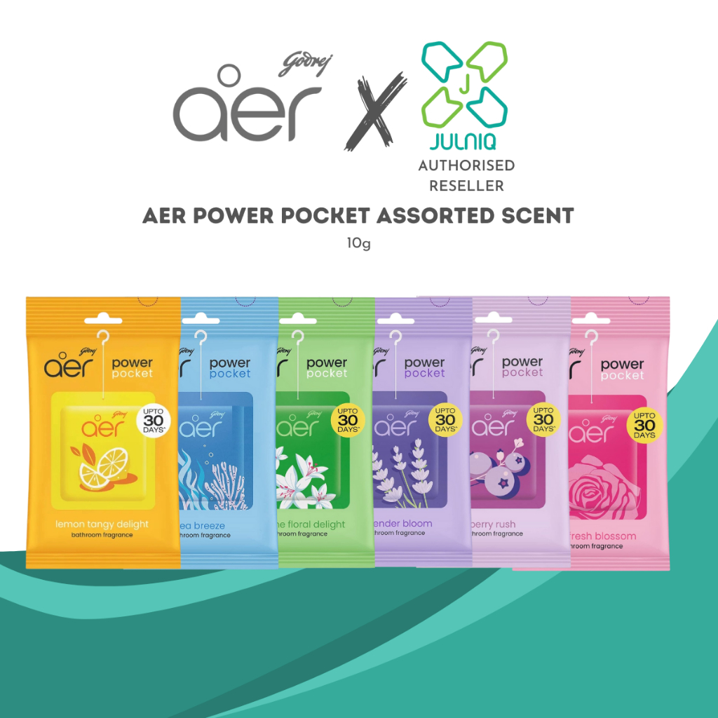 Godrej AER Power Pocket Assorted Hanging Fragrance 10g | Shopee Malaysia