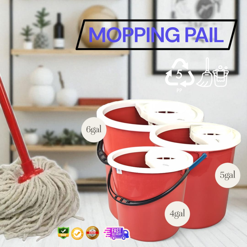 PLASTIC MOPPING PAIL/SPINING WRINGER BASKET WITH BUCKET/BALDI MOP ...
