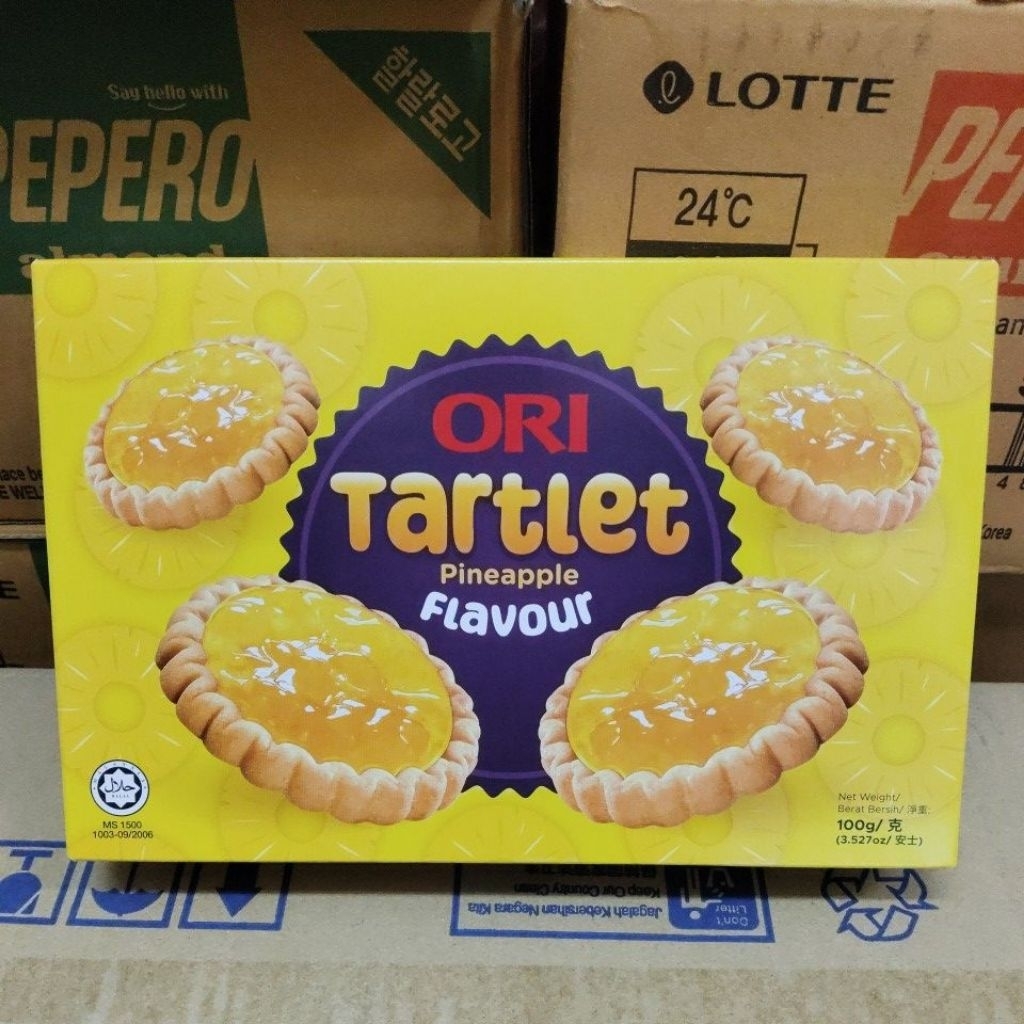 ORI Biskut Tat dengan Jem Berperisa Nanas-100g (Gift Pack) | Shopee ...