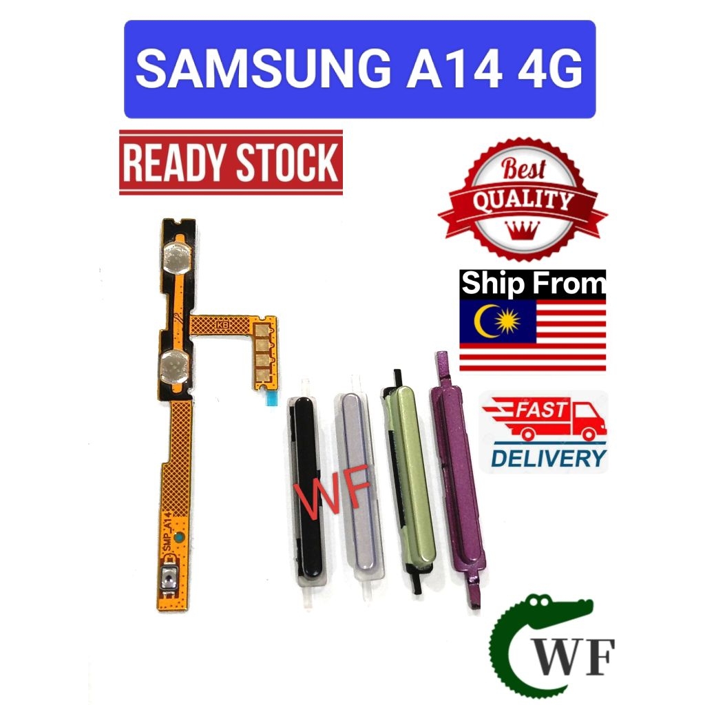 For Samsung Galaxy A14 A145F A145M A145P Volume Button Power On Off ...