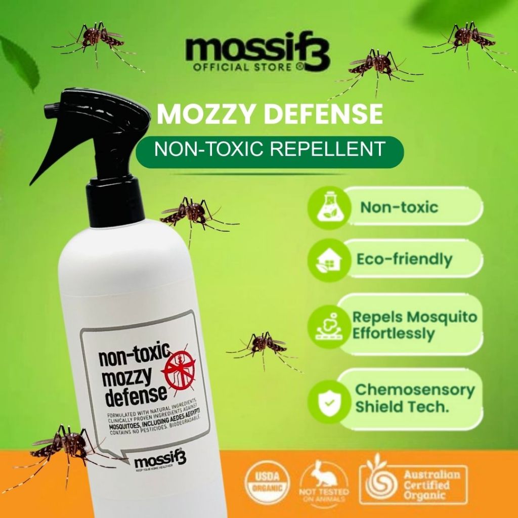 Non-toxic Mosquito Spray Repellent Mossif3 | Shopee Malaysia
