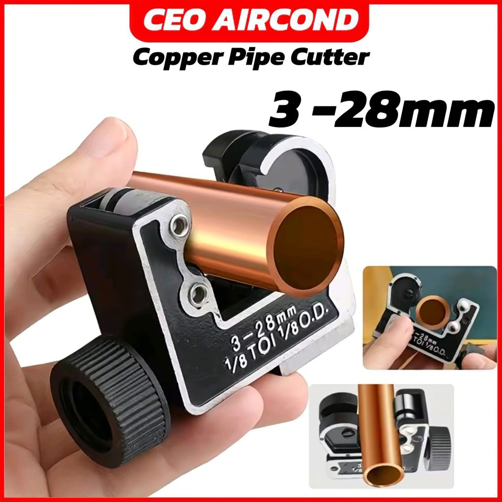 CEOapt Pipe Cutter Copper Aluminum Alloy Tube Cutter 3-28mm Pipe Tubing ...