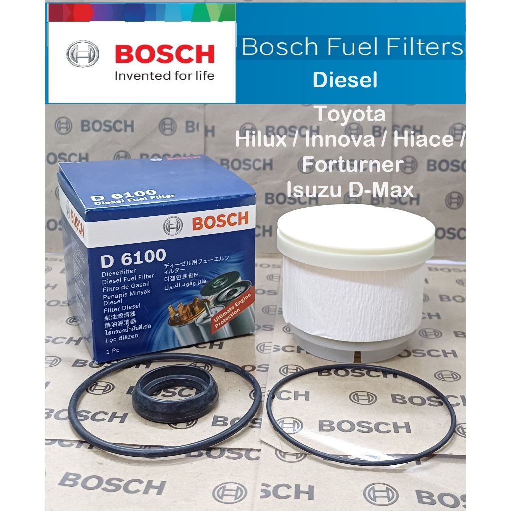 BOSCH FUEL FILTER FOR TOYOTA HIUX VIGO INNOVA HIACE ISUZU TRITON (23390 ...