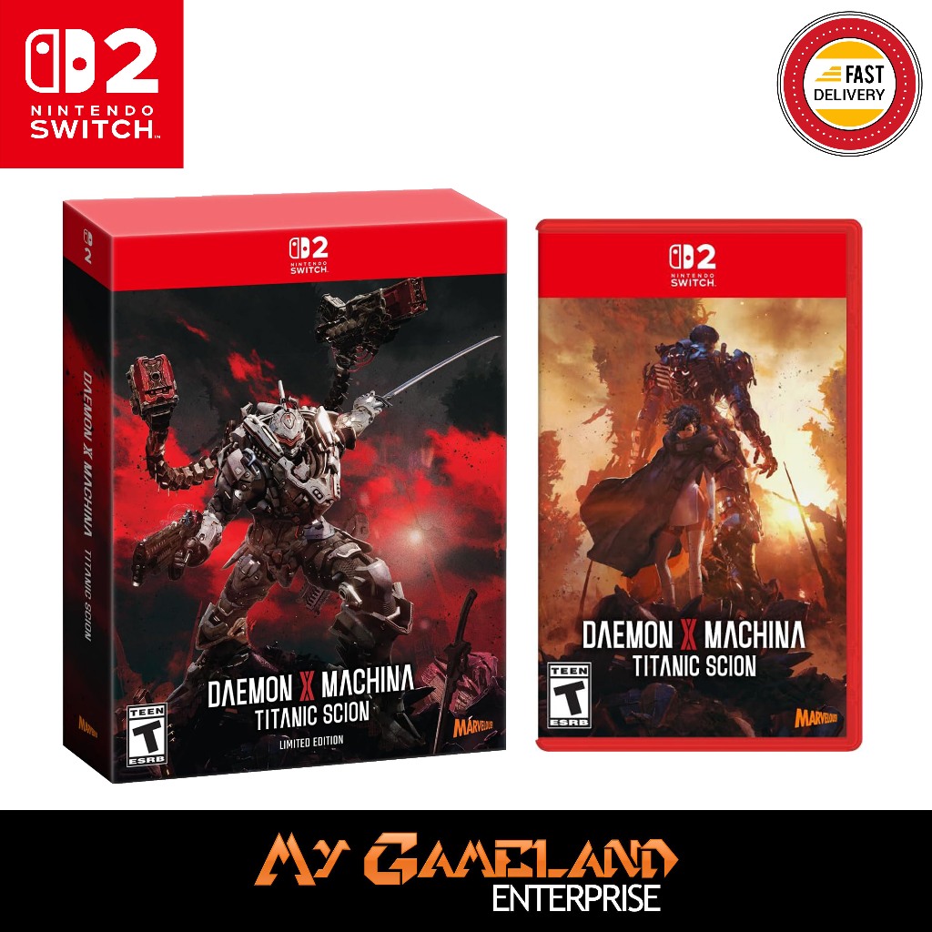 Nintendo Switch 2 Daemon X Machina Titanic Scion Stan Standard Edition / Limited Edition ...