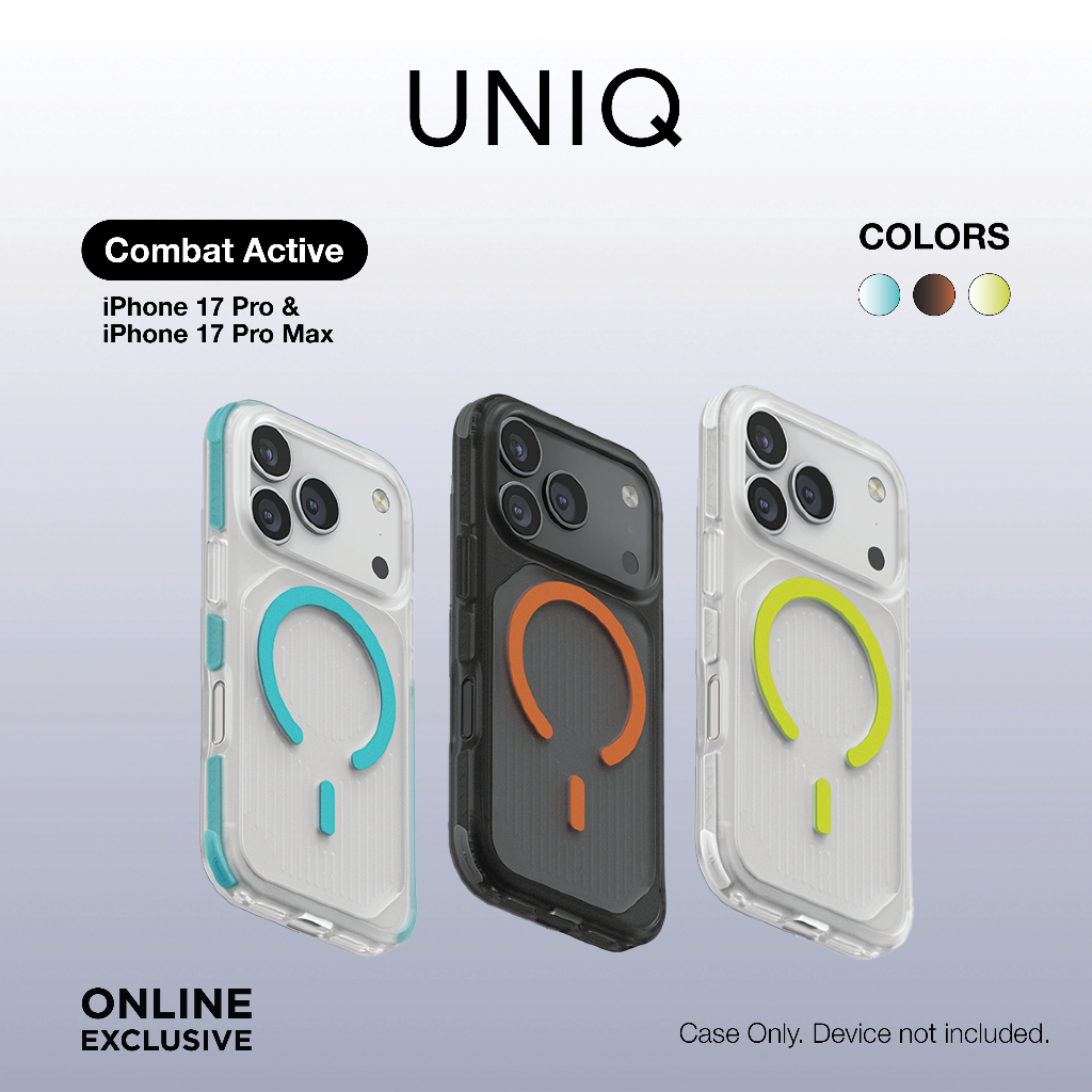 UNIQ Combat Active MagClick Case For iPhone 17 Pro / Pro Max- Frost ...