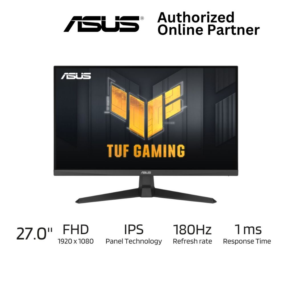 Asus TUF VG279Q3A 27" Fast IPS 180Hz 1ms GTG 99% sRGB FHD Gaming ...