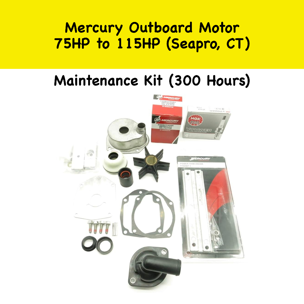 Original 75HP to 115HP (CT & SEAPRO) Maintenance Kit (300 Hours ...