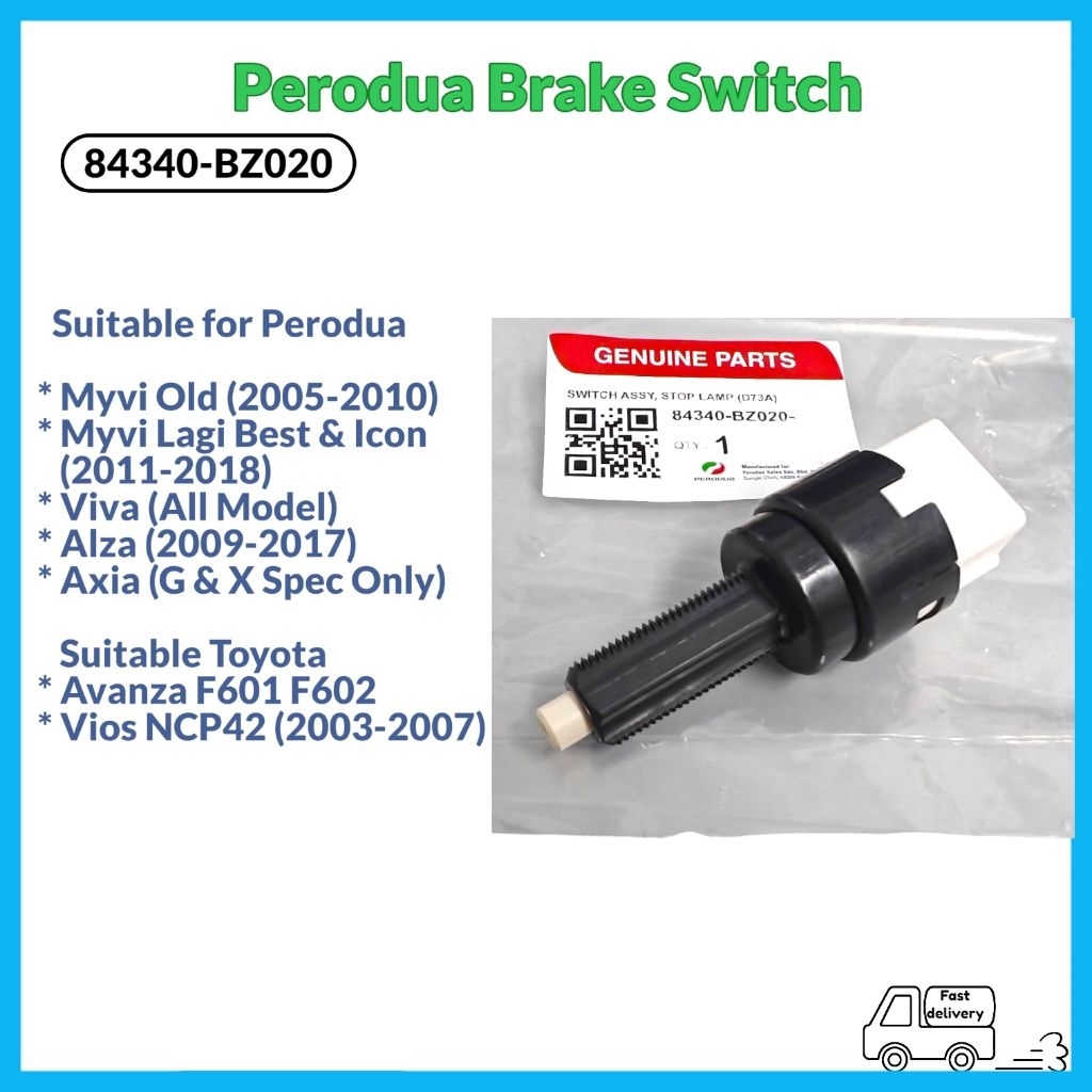 Original Brake Switch Perodua Myvi Old / Myvi Lagi Best / Icon / Viva ...