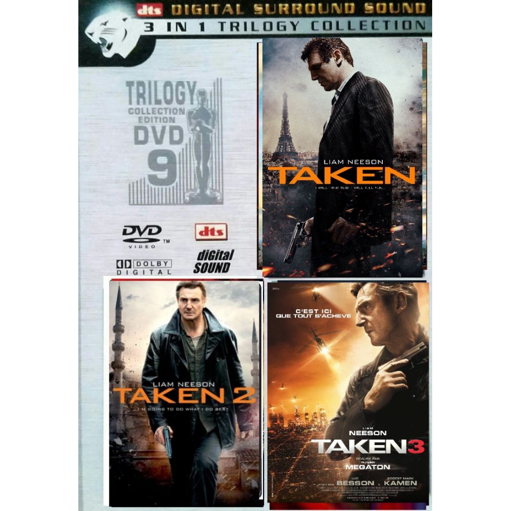 Taken Trilogy ( 3 IN 1 DVD) | Shopee Malaysia