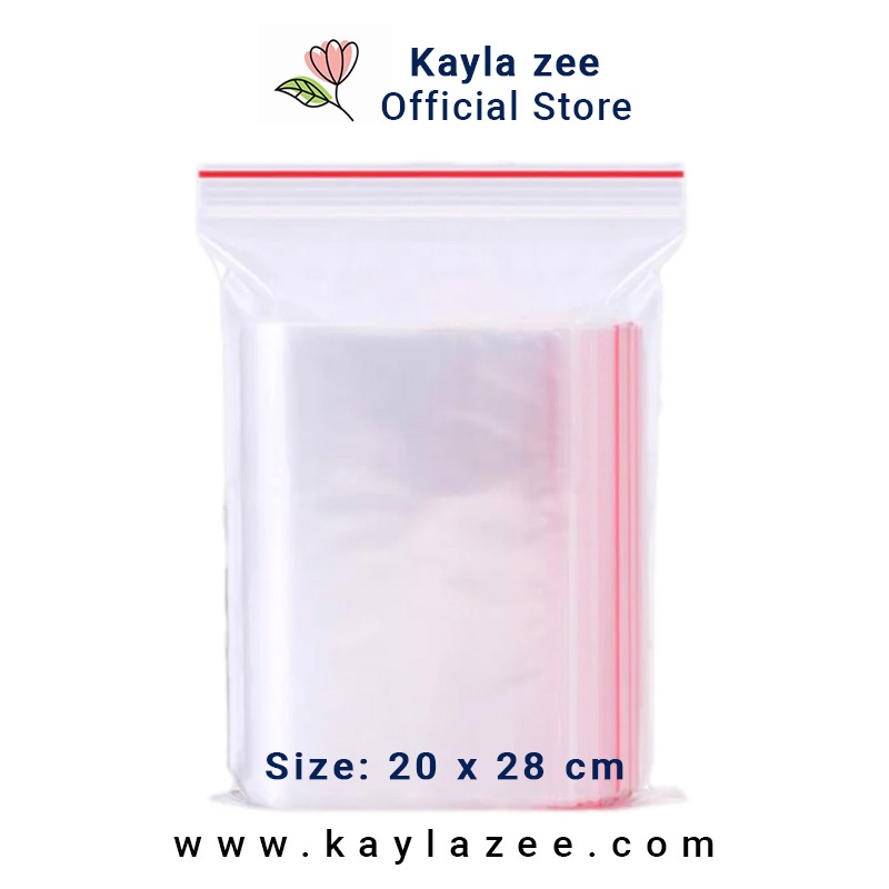 Zip Lock Plastic Bag 0.08mm Self Seal Clear Transparent Zipper Bag 10 x ...