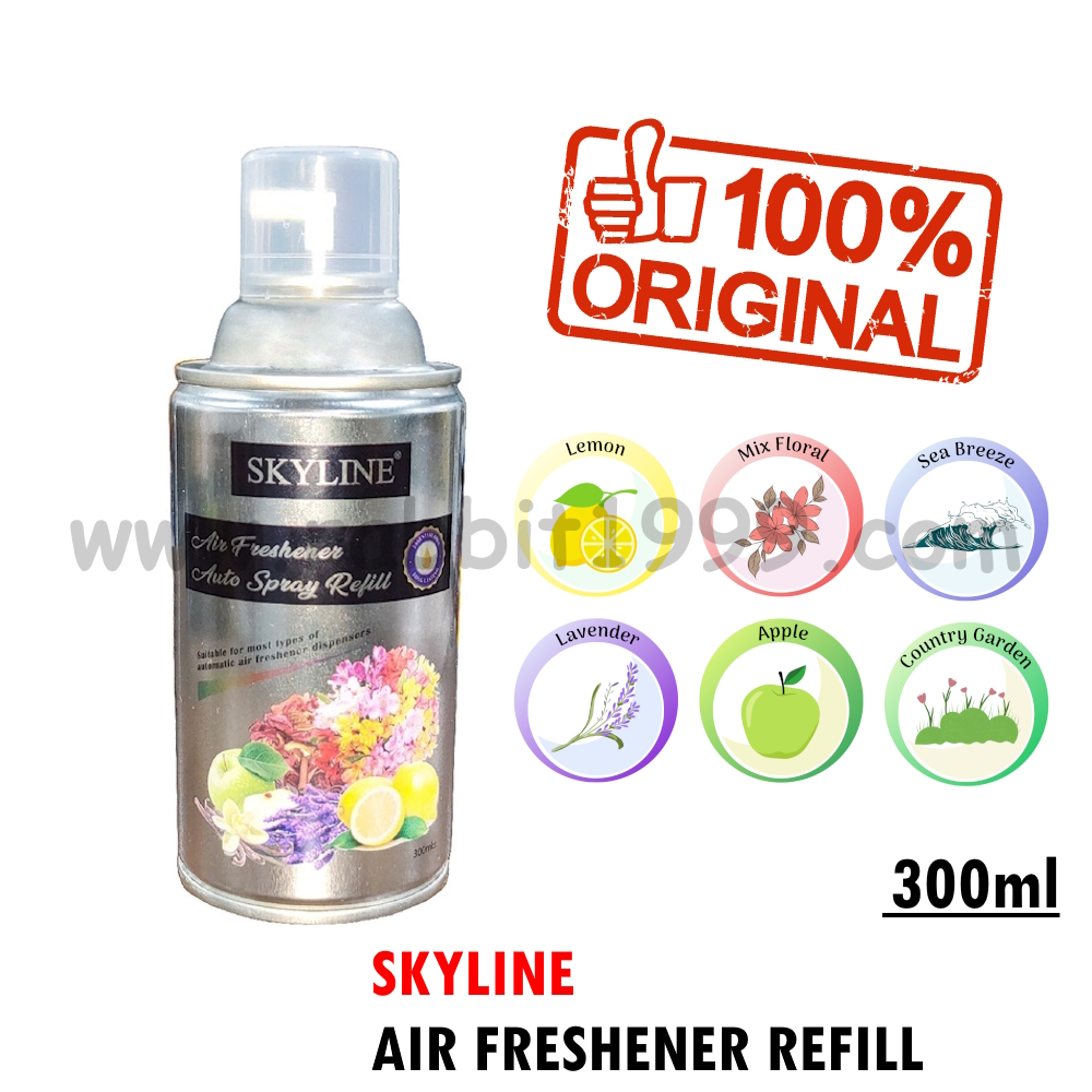 SKYLINE AIR FRESHENER REFILL - 300ml - air freshener spray refill ...