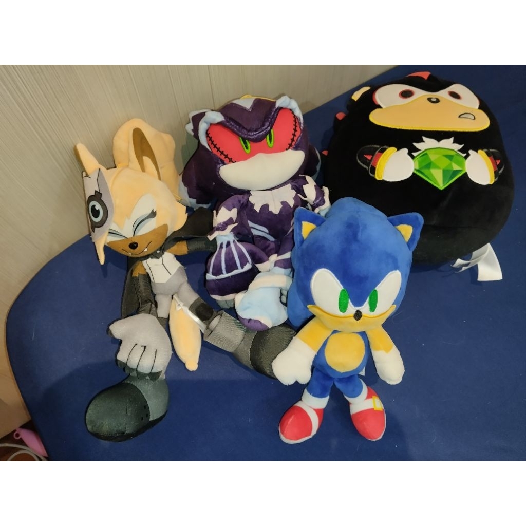 Original Official Sonic plushies plush Shadow the Hedgehog Mephiles ...
