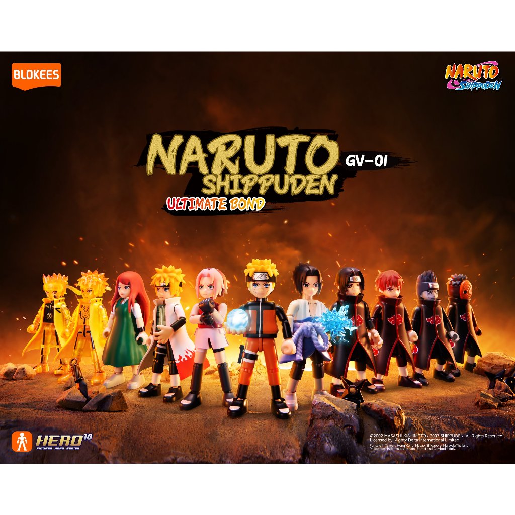 Blokees Naruto Galaxy Version Toys Lego Keeplay Sasuke Kakashi Akatsuki ...