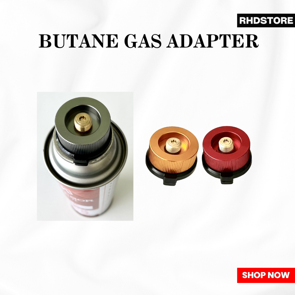 Outdoor Camping Butane Cylinder Gas Adapter IGT Compact Stove Connector ...