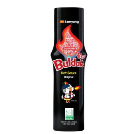 Samyang Buldak Hot Sauce Original | Sos Pedas Korea Halal 200g | Shopee ...