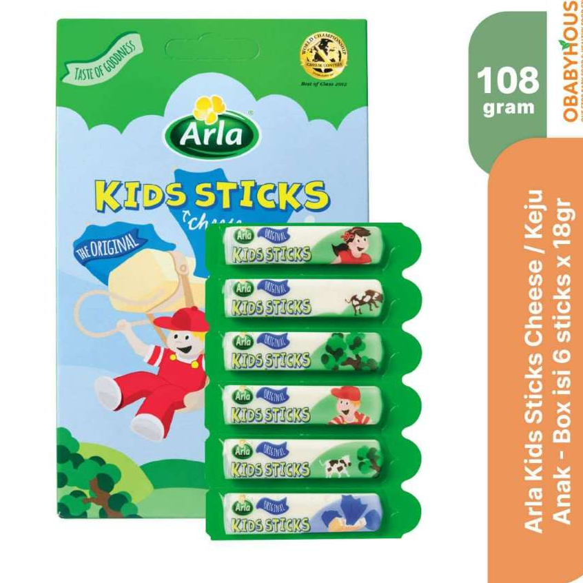 ARLA KIDS STICKS 6 X 18G Baby Cheese Sticks | Shopee Malaysia