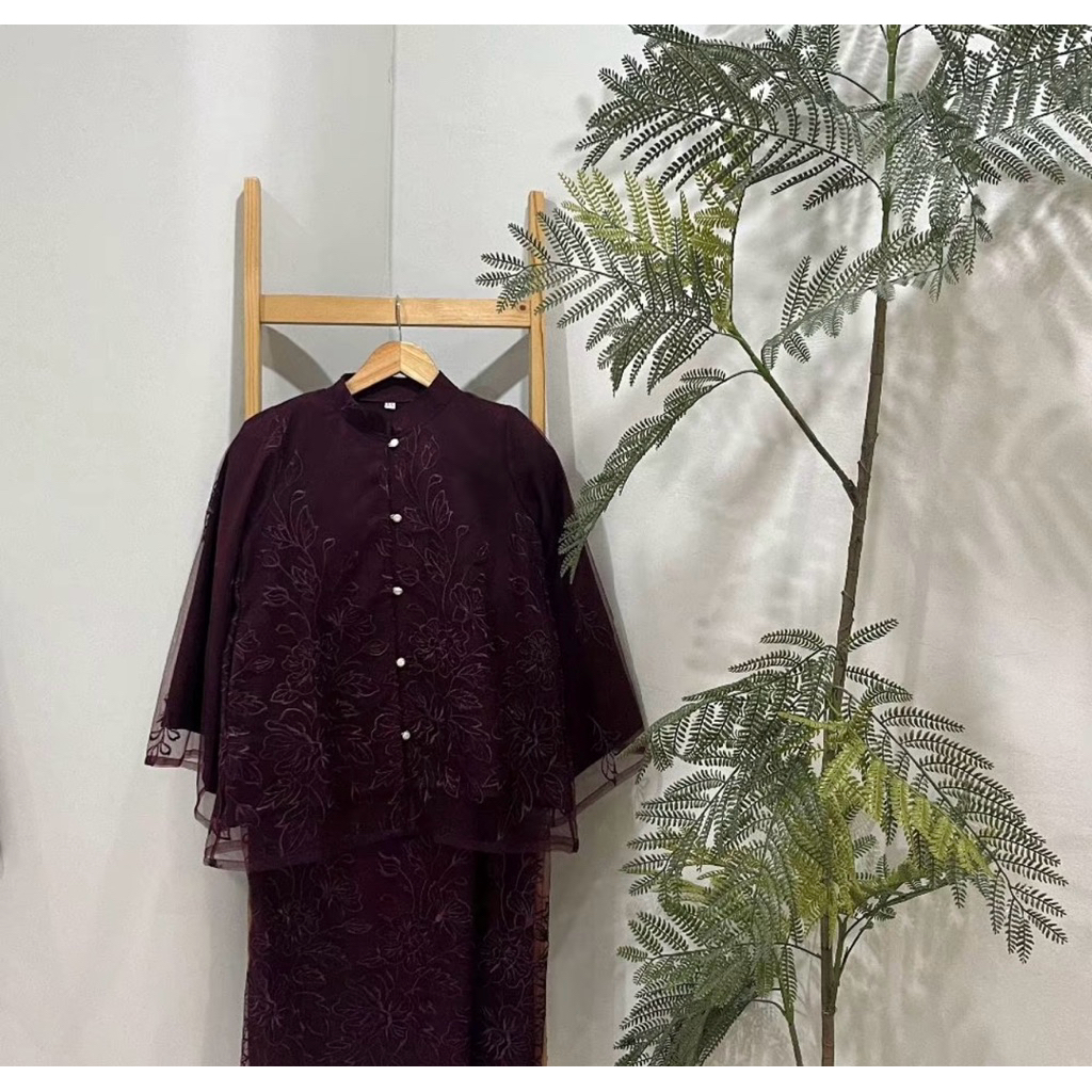 [NEW] CEO CHOMEL RIASYA BAJU KURUNG SULAM LACE | Shopee Malaysia